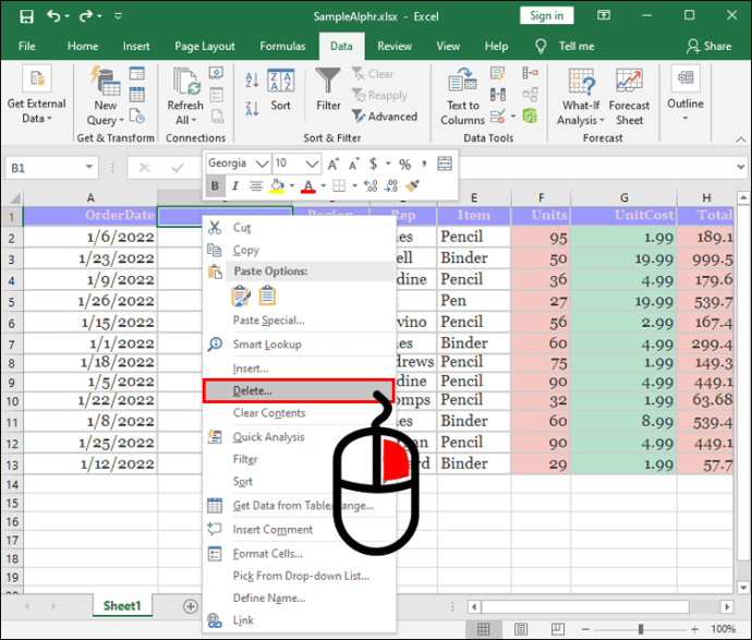 How To Rearrange Columns In Excel
