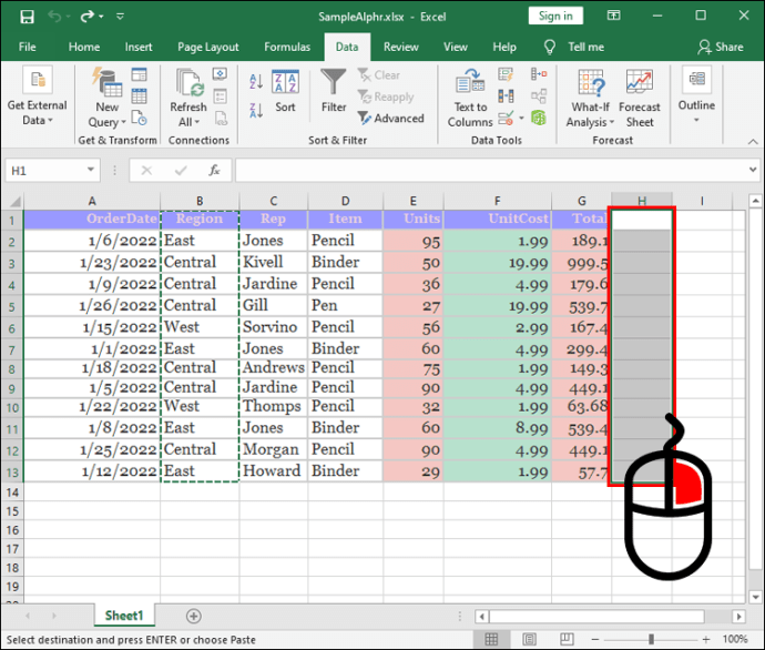 How To Rearrange Columns In Excel